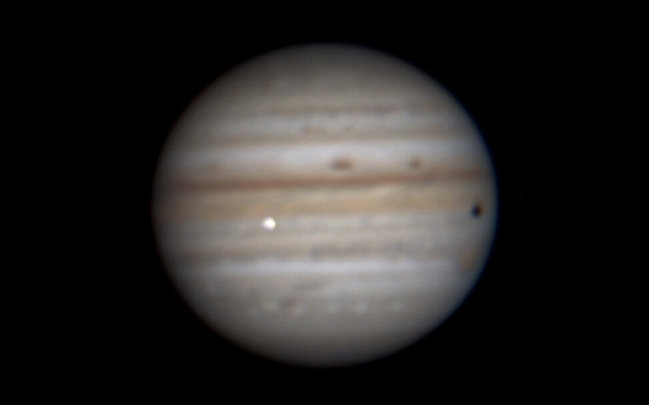 Jupiter Takes A Hit - Perth Observatory